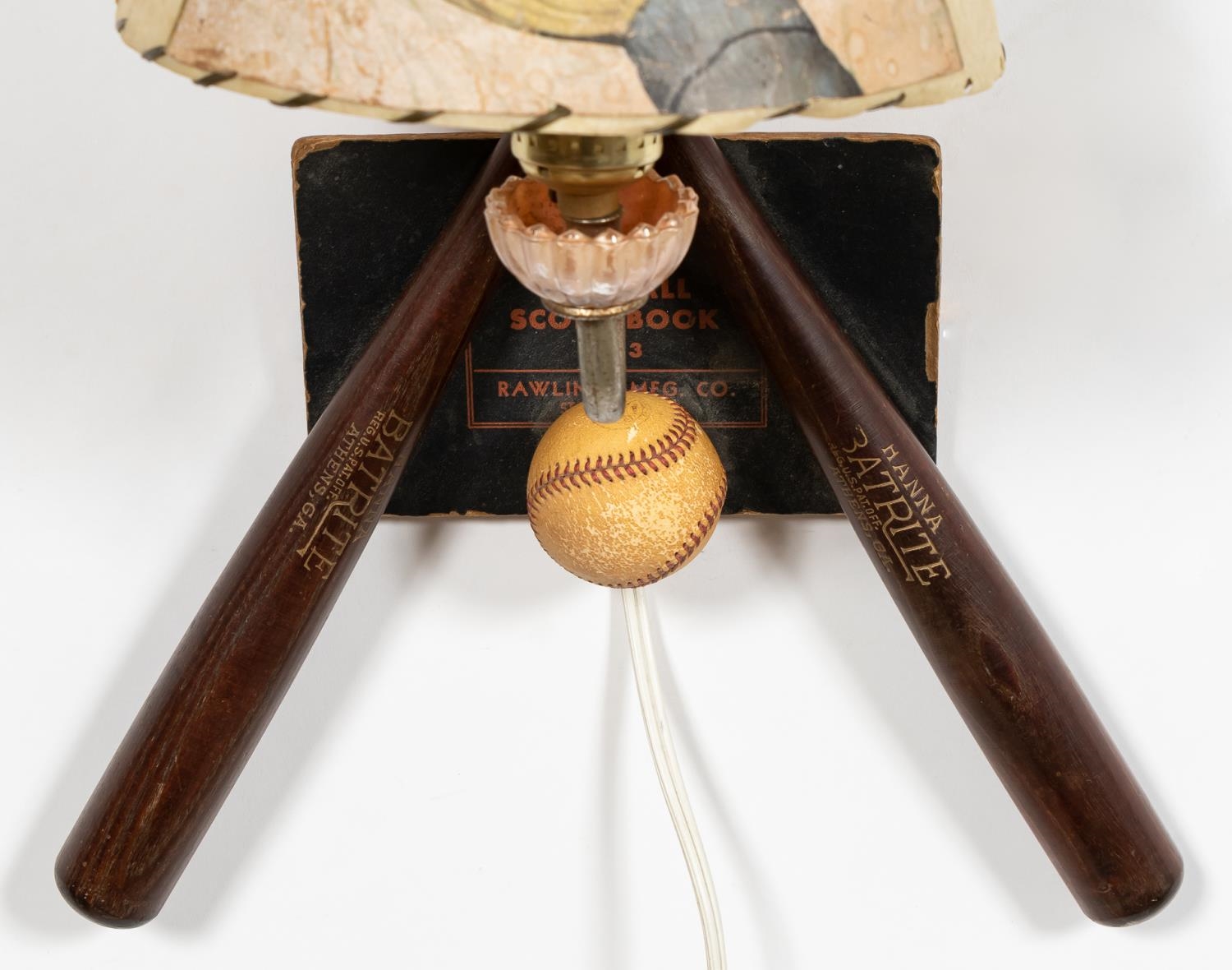 Norman Rockwell | RARE HANNA MINI BAT CHILD'S WALL LAMP WITH SHADE ...