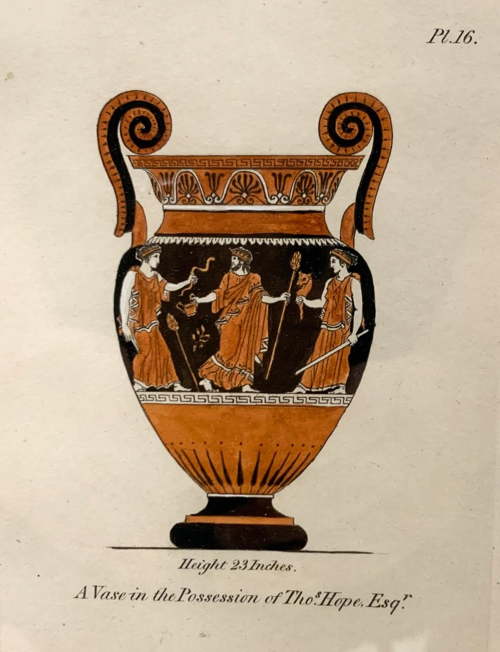 Henry Moses | SET OF FOUR, HENRY MOSES GRECIAN VASE ENGRAVINGS | MutualArt