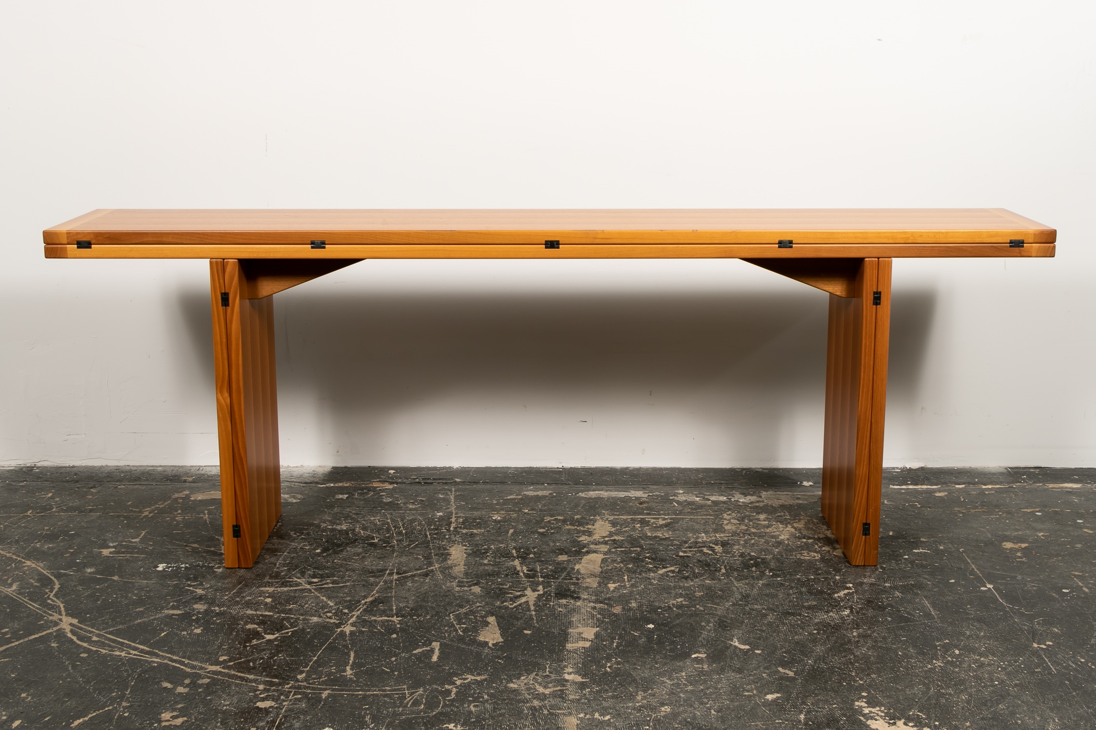 Piero de Martini | Cassina Light Wood Folding Console Table | MutualArt