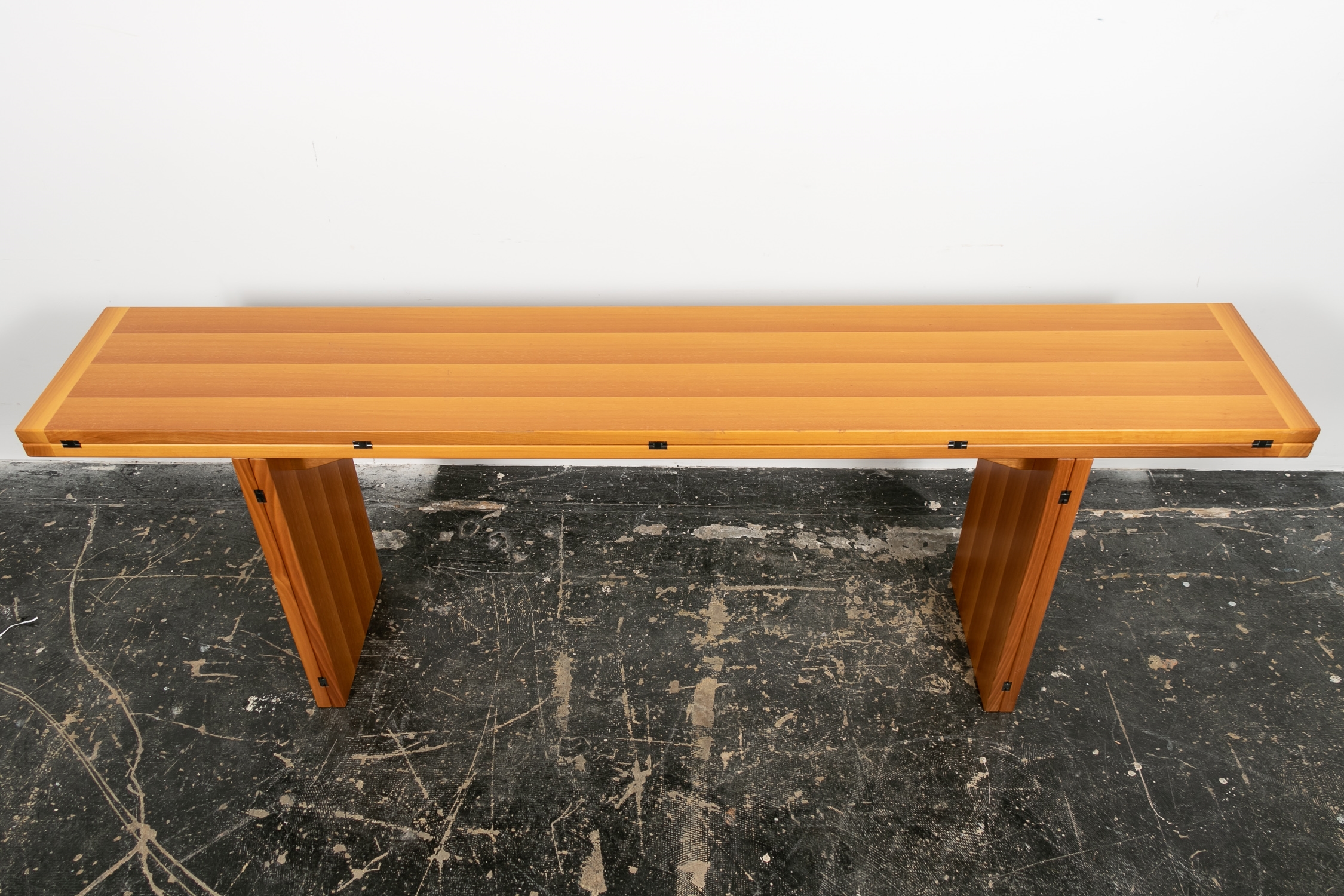 Piero de Martini | Cassina Light Wood Folding Console Table | MutualArt