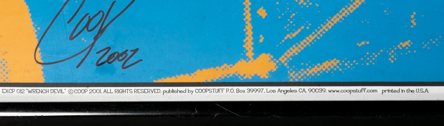 Chris Cooper | Coop, Sexy Wrench Devil Signed 2002 Lithograph | MutualArt