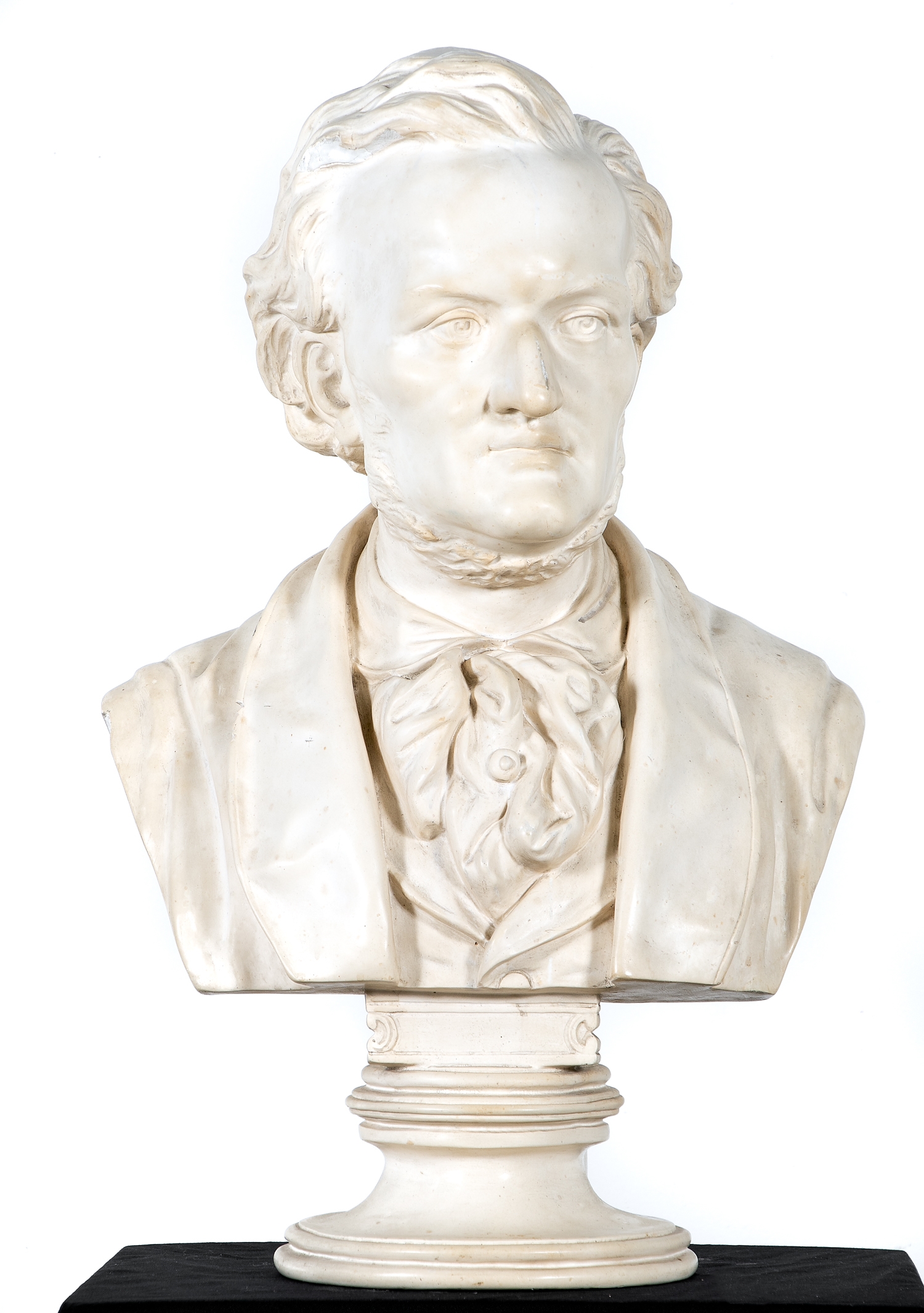 Richard Wagner | Painted Plaster Bust of Richard Wagner, 27 | MutualArt