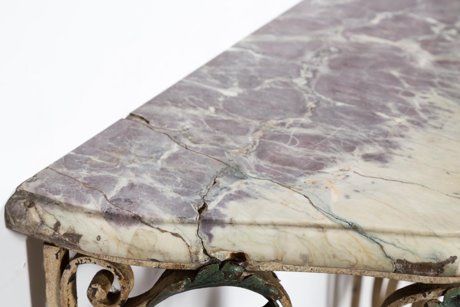 Unknown | Louis XV Polychrome Marble Top Console Table | MutualArt