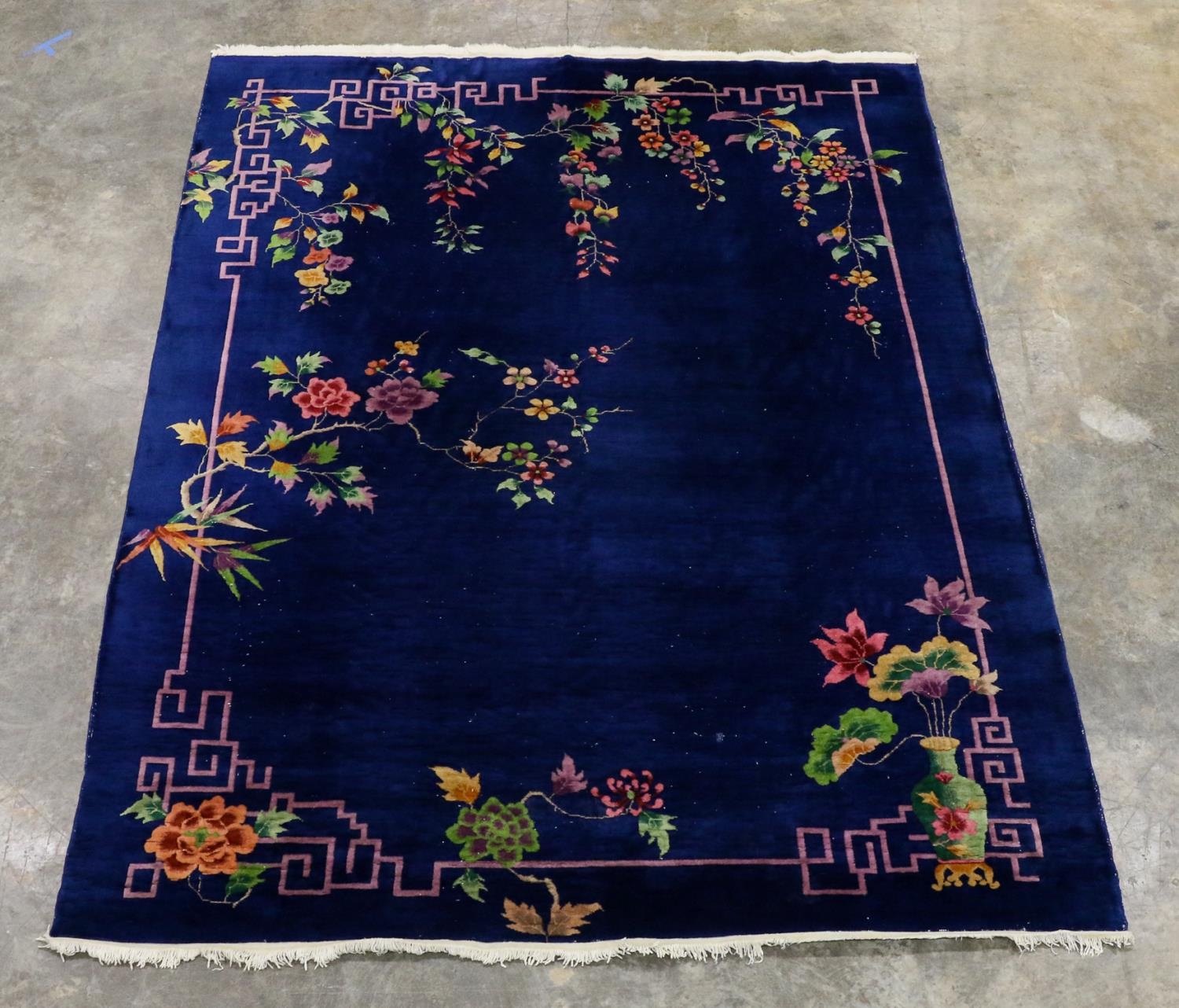 Art Deco School, 20th Century | HAND KNOTTED CHINESE TIENTSIN WOOL RUG ...