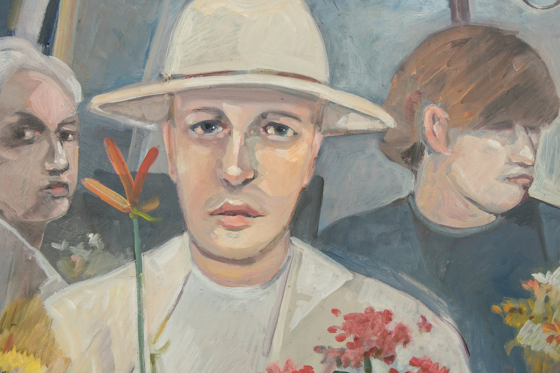 Clark Walker | Clark Walker Two Portrait Paintings, 20th C. (20 ...