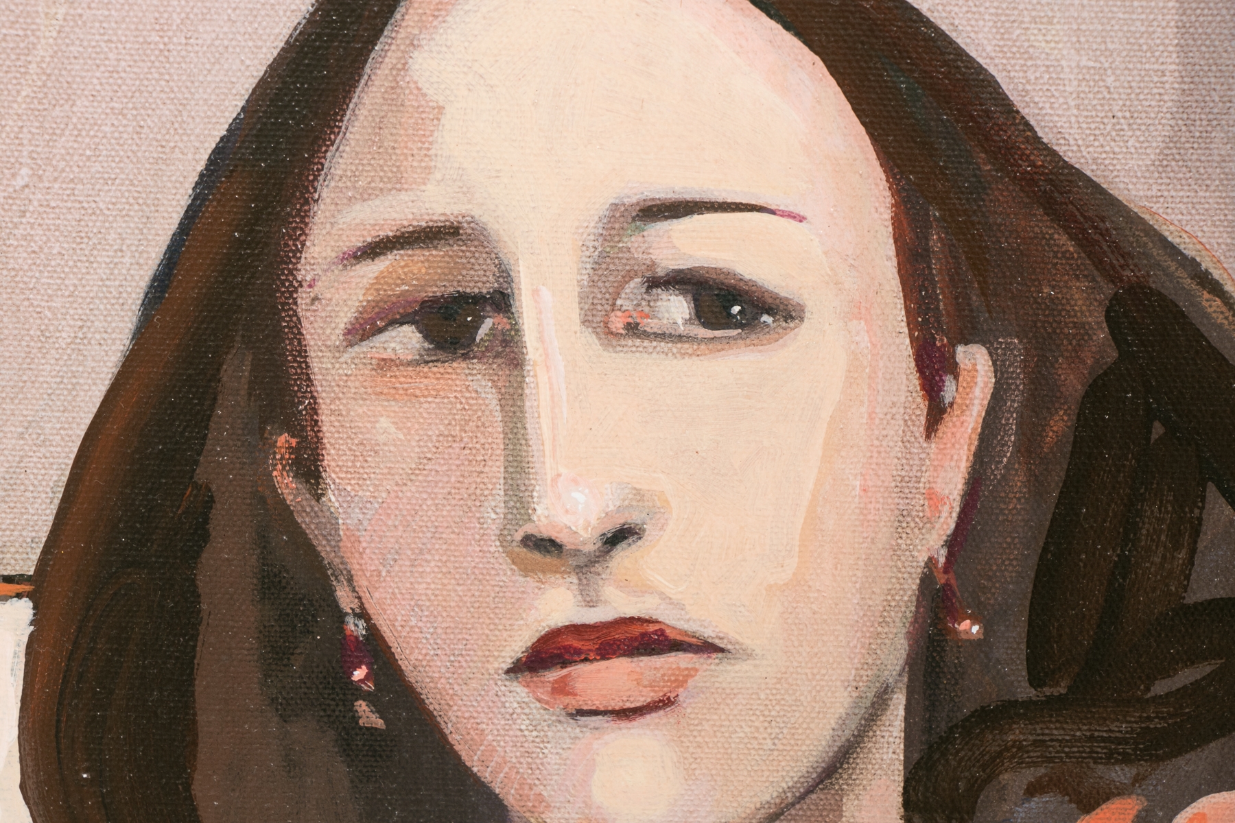 Clark Walker | Clark Walker Two Portrait Paintings, 20th C. (20 ...