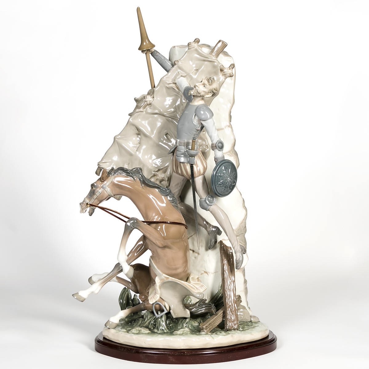 Salvador Furio | Lladro Don Quixote And The Windmill (1986) | MutualArt