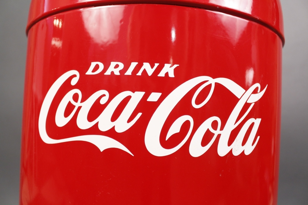 Coca Cola | Large Coca Cola Tiled Bar & Trash Can (1998) | MutualArt