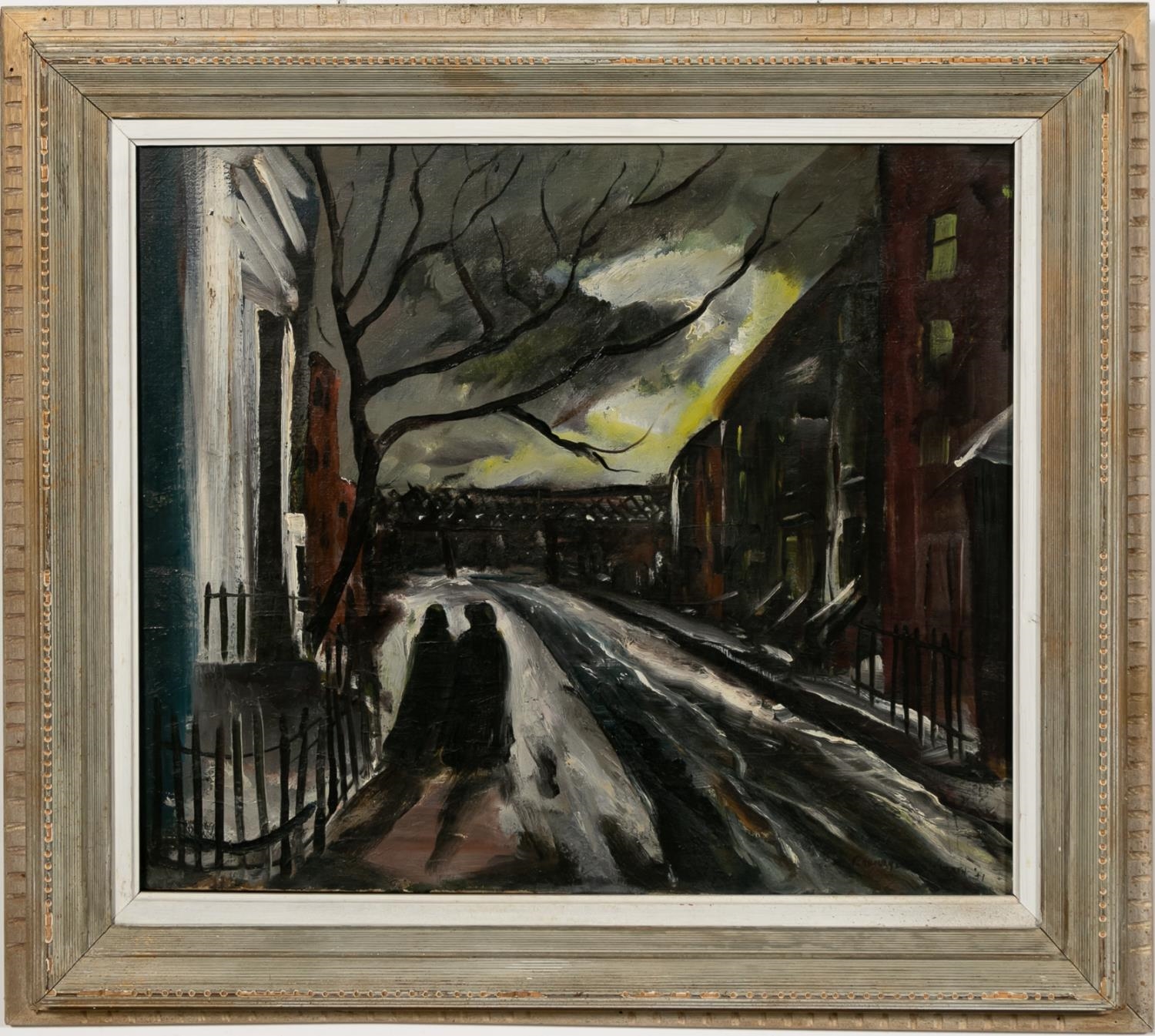 Ferdinand Earl Warren | Ferdinand Warren, Eastern Parkway Figural Oil ...