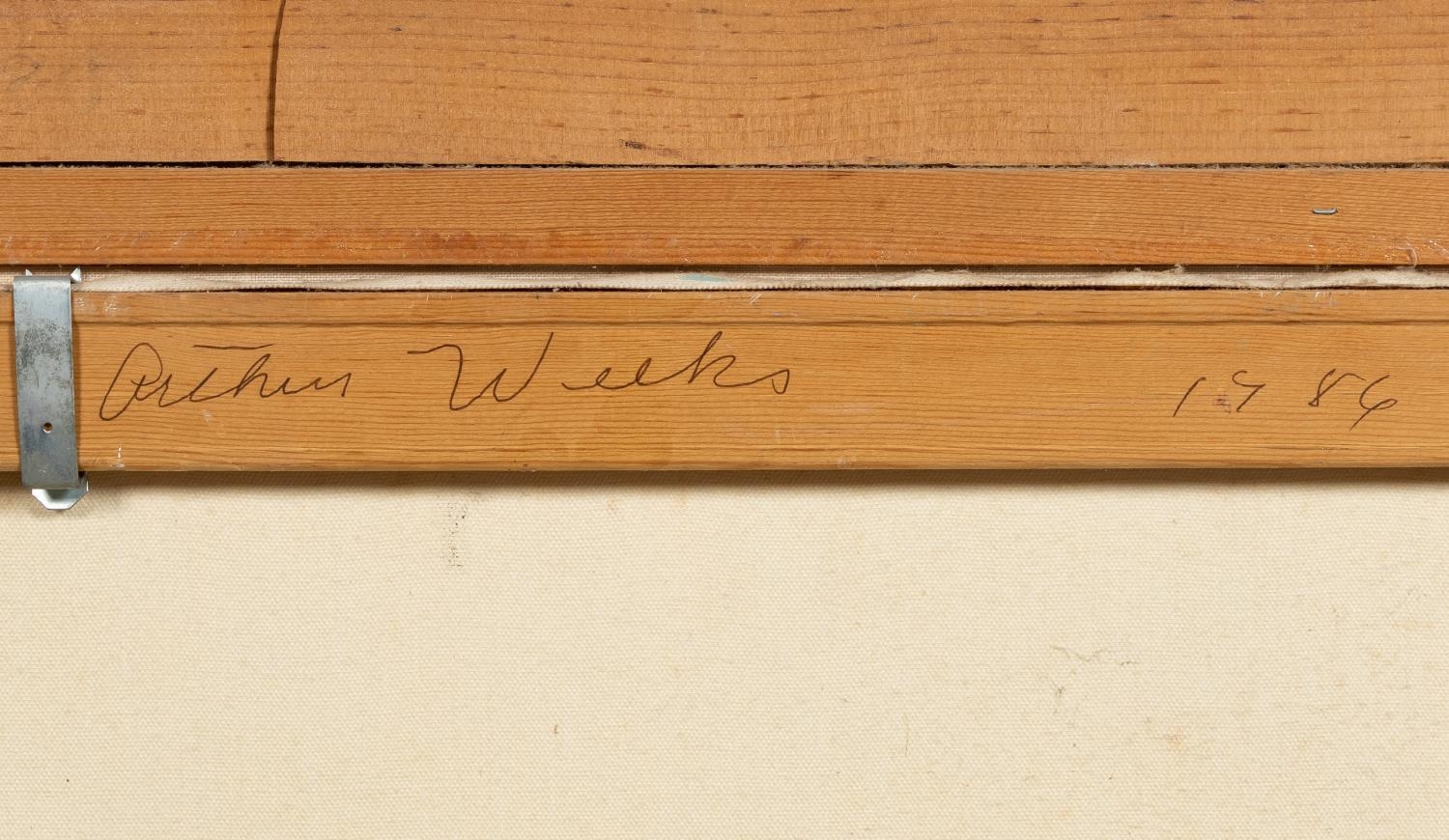 Arthur Weeks | ARTHUR WEEKS, IMPRESSIONIST GARDEN SCENE (1986) | MutualArt