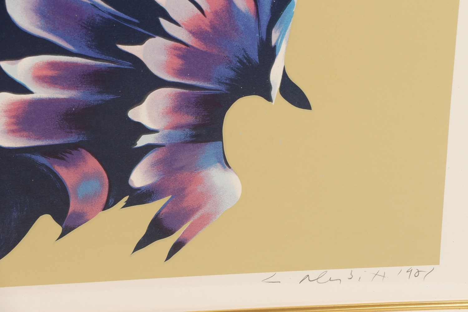 Lowell Nesbitt | Lowell Nesbitt, Black Parrot Tulip, Serigraph (1981 ...