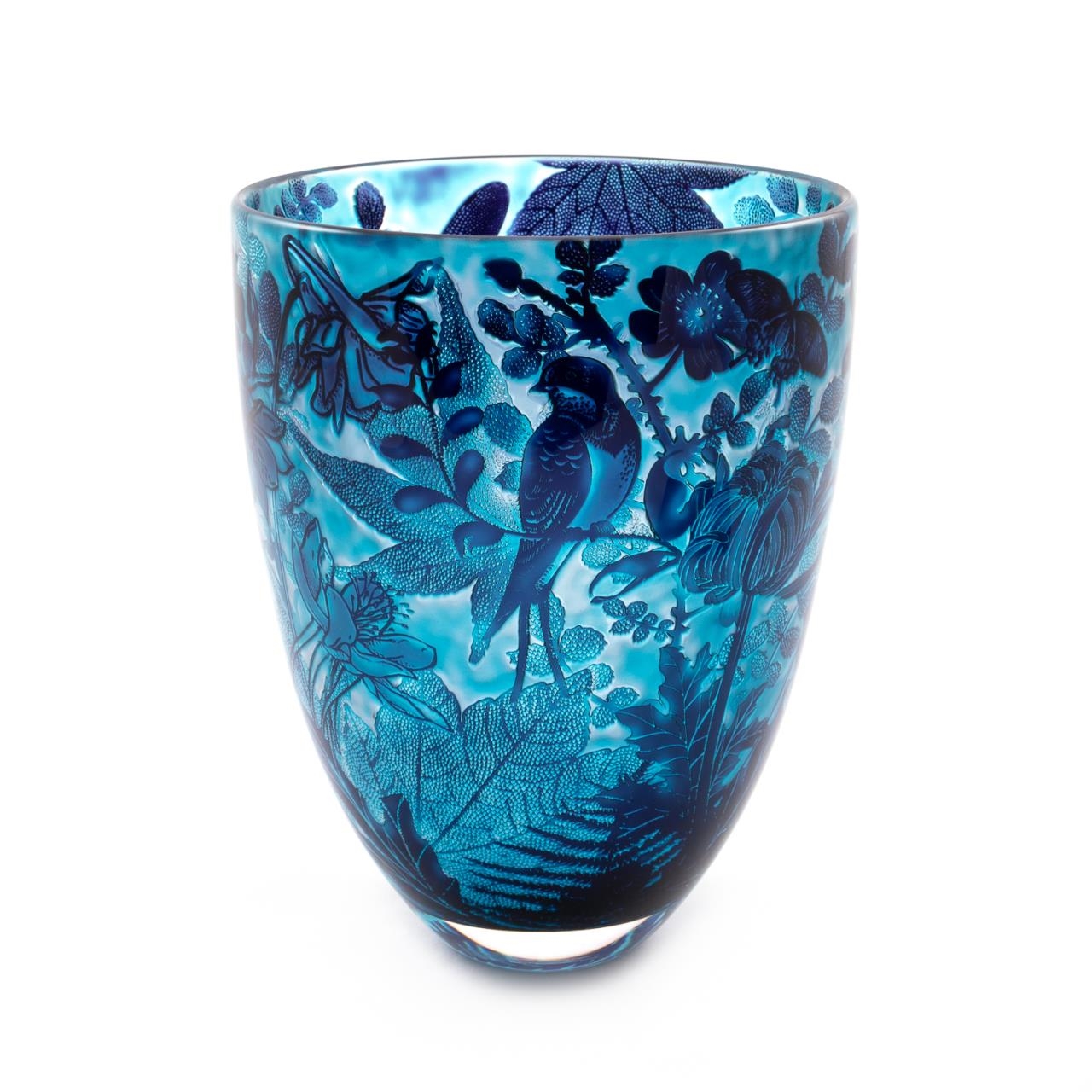 Jonathan Harris | ASPREY FOUR SEASONS INDIGO GLASS CAMEO VASE (1965 ...