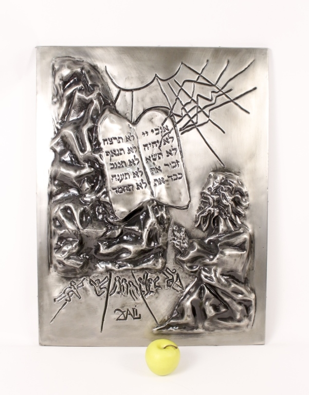 Salvador Dalí | Dali Ten Commandments Bas Relief Plaque | MutualArt