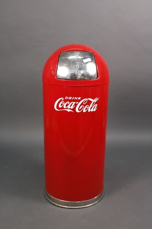 Coca Cola | Large Coca Cola Tiled Bar & Trash Can (1998) | MutualArt