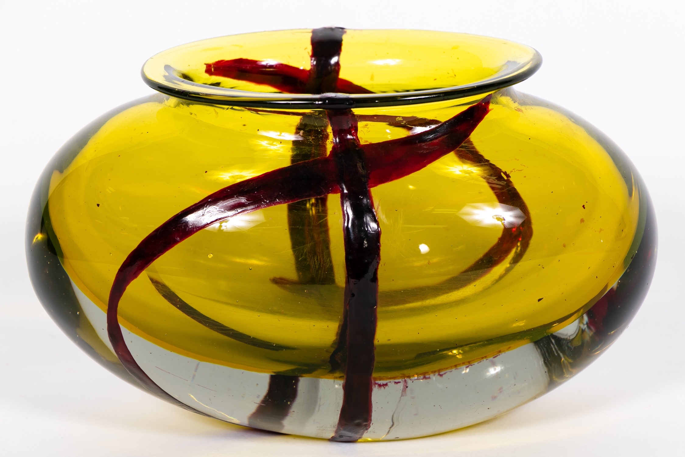 Archimede Seguso | Archimede Seguso Murano Art Glass Vessel, Signed ...