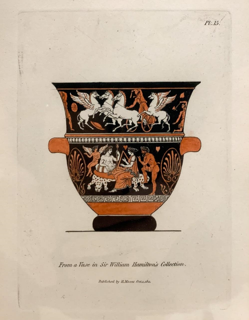 Henry Moses | SET OF FOUR, HENRY MOSES GRECIAN VASE ENGRAVINGS | MutualArt
