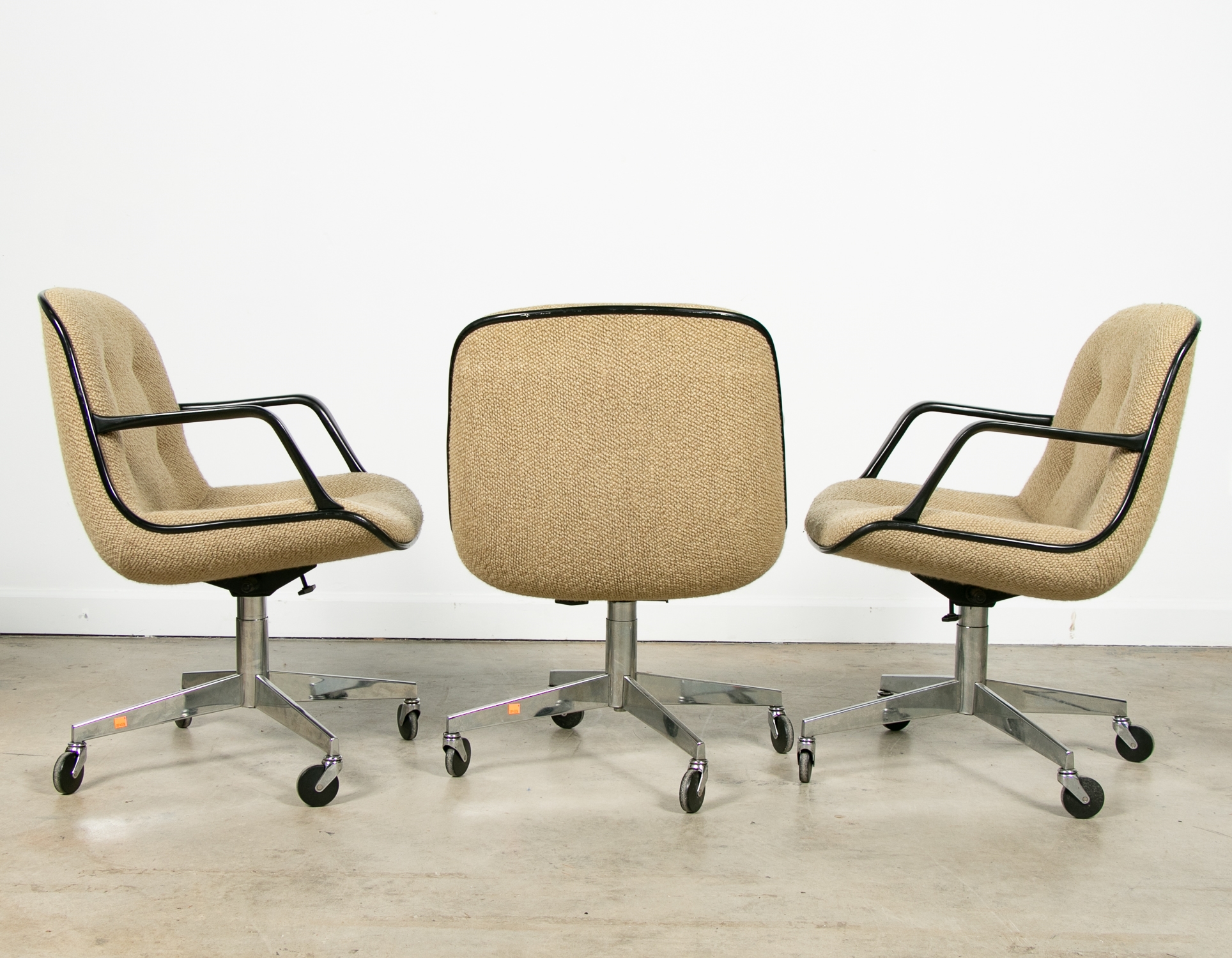 Charles Cecil‏ Pollock | 6 Charles Pollock Style Upholstered Office ...