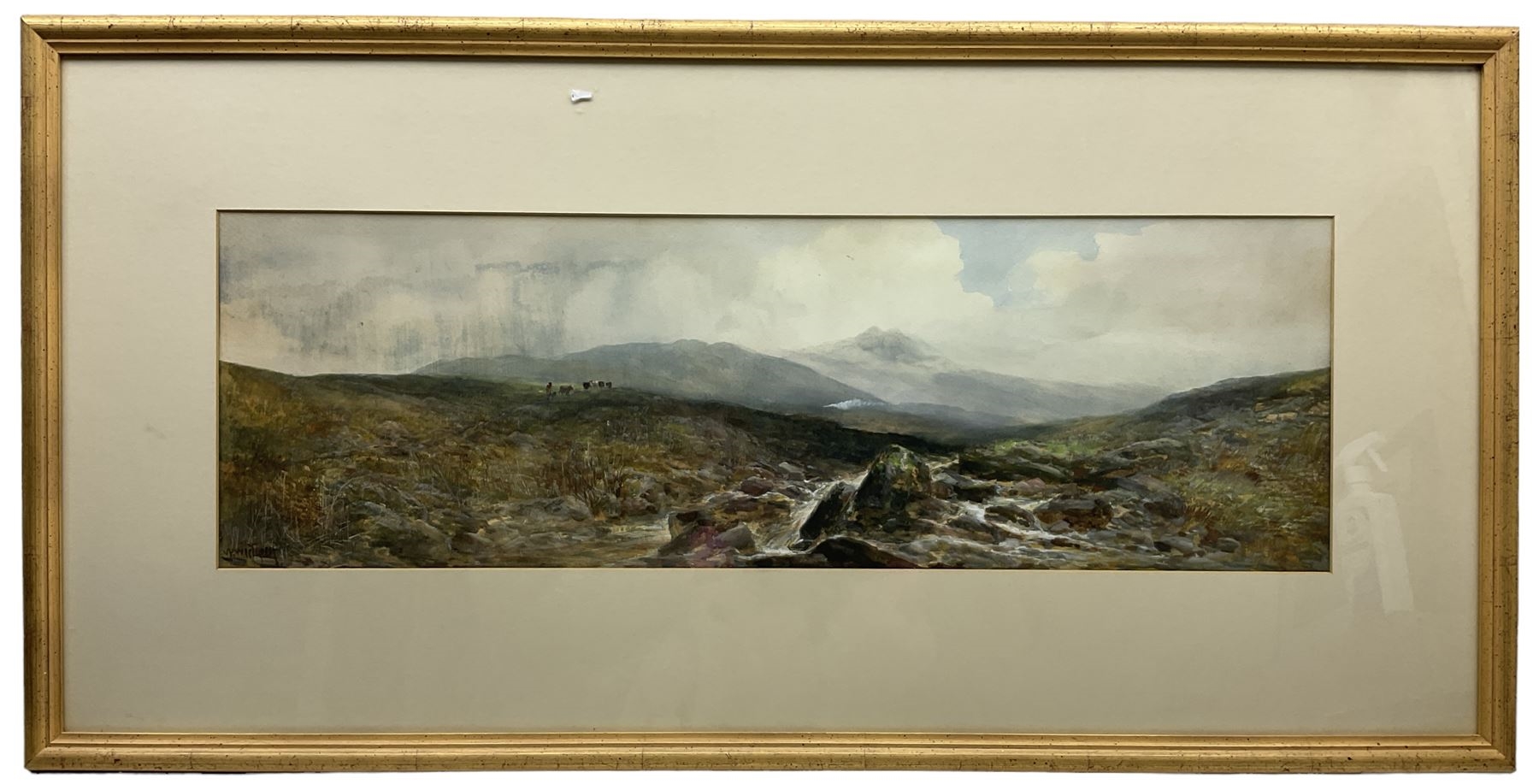 William Widgery | Cattle in a Panoramic Highland Landscape | MutualArt