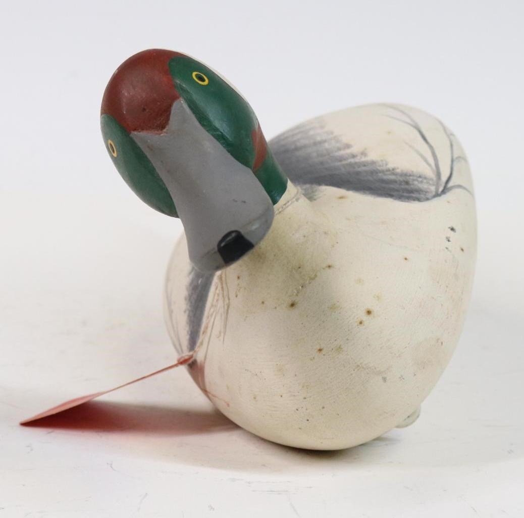 Robert Madison Mitchell | Madison-Mitchell Bufflehead Drake painted duck decoy | MutualArt