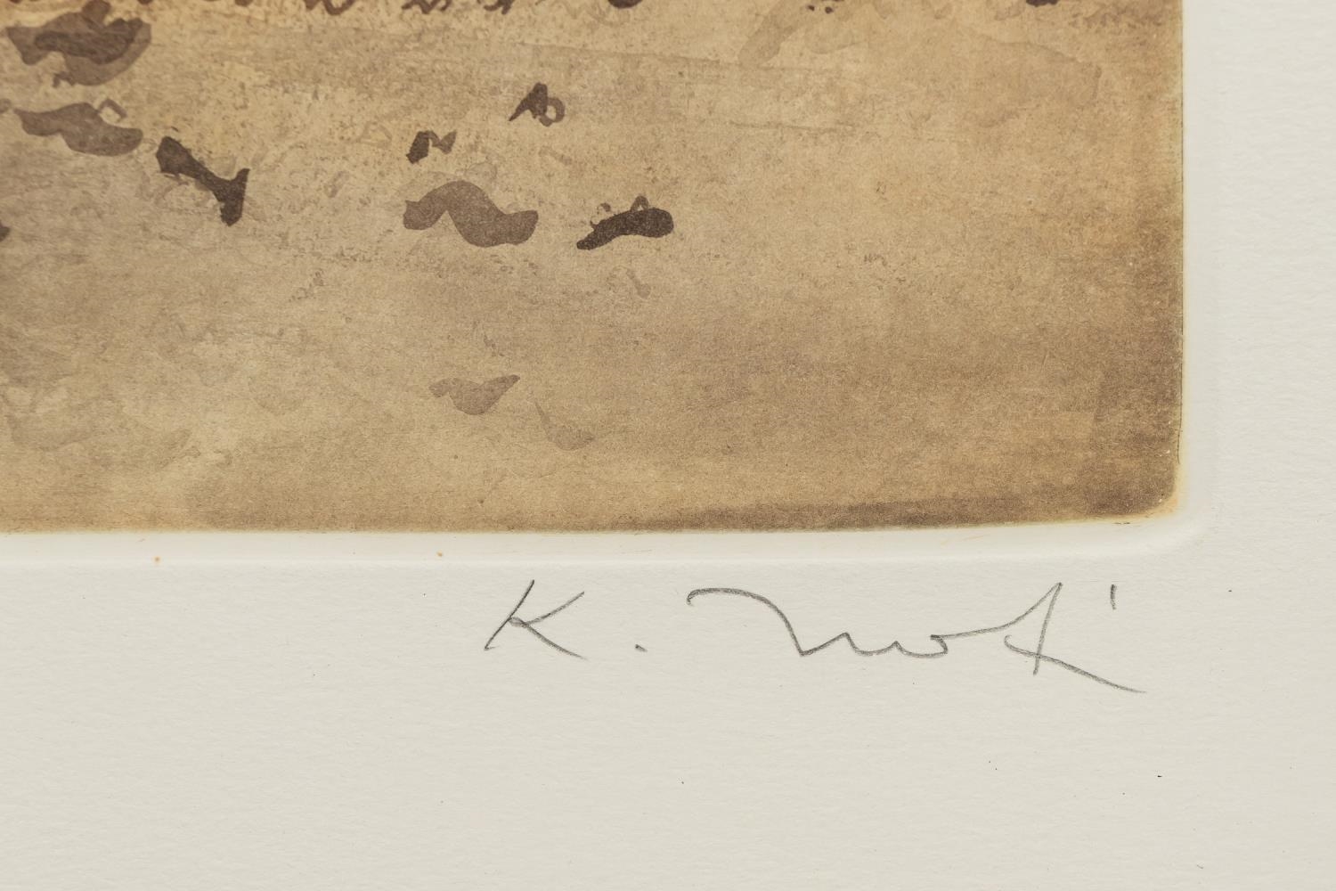 Kaiko Moti | THREE KAIKO MOTI LANDSCAPE COLOR ETCHINGS, FRAMED | MutualArt