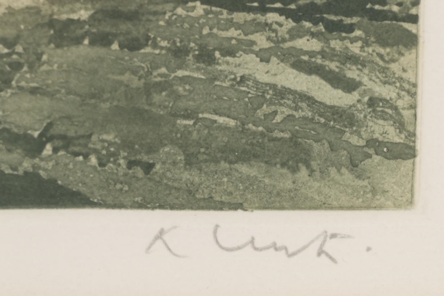 Kaiko Moti | THREE KAIKO MOTI LANDSCAPE COLOR ETCHINGS, FRAMED | MutualArt
