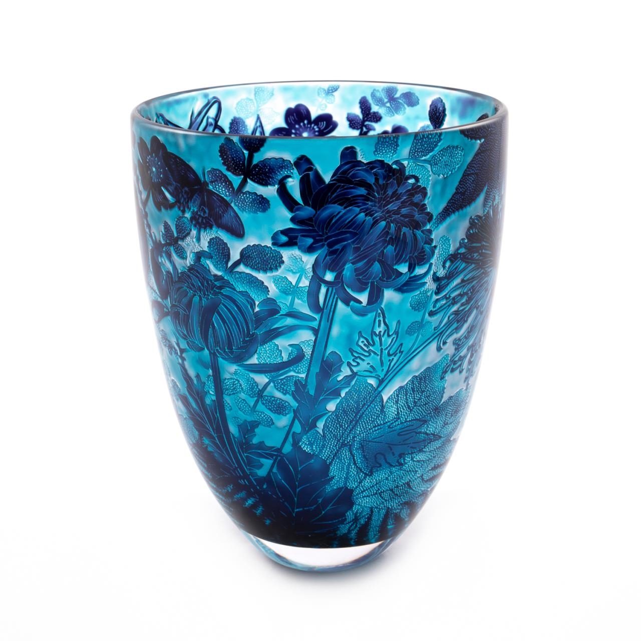 Jonathan Harris | ASPREY FOUR SEASONS INDIGO GLASS CAMEO VASE (1965 ...