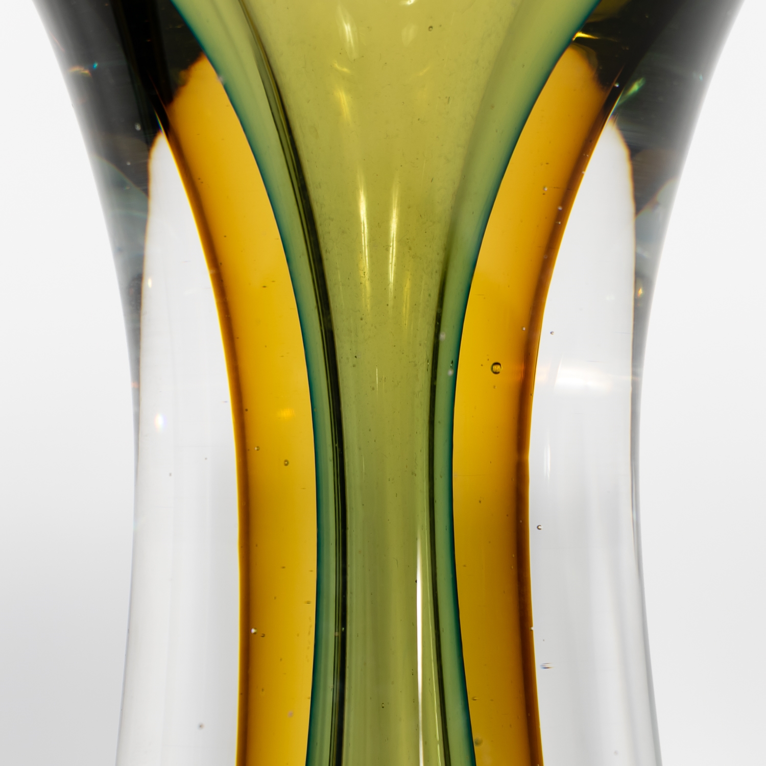 Ernest Gordon | Pair, Ernest Gordon for Kosta Sommerso Glass Vases ...
