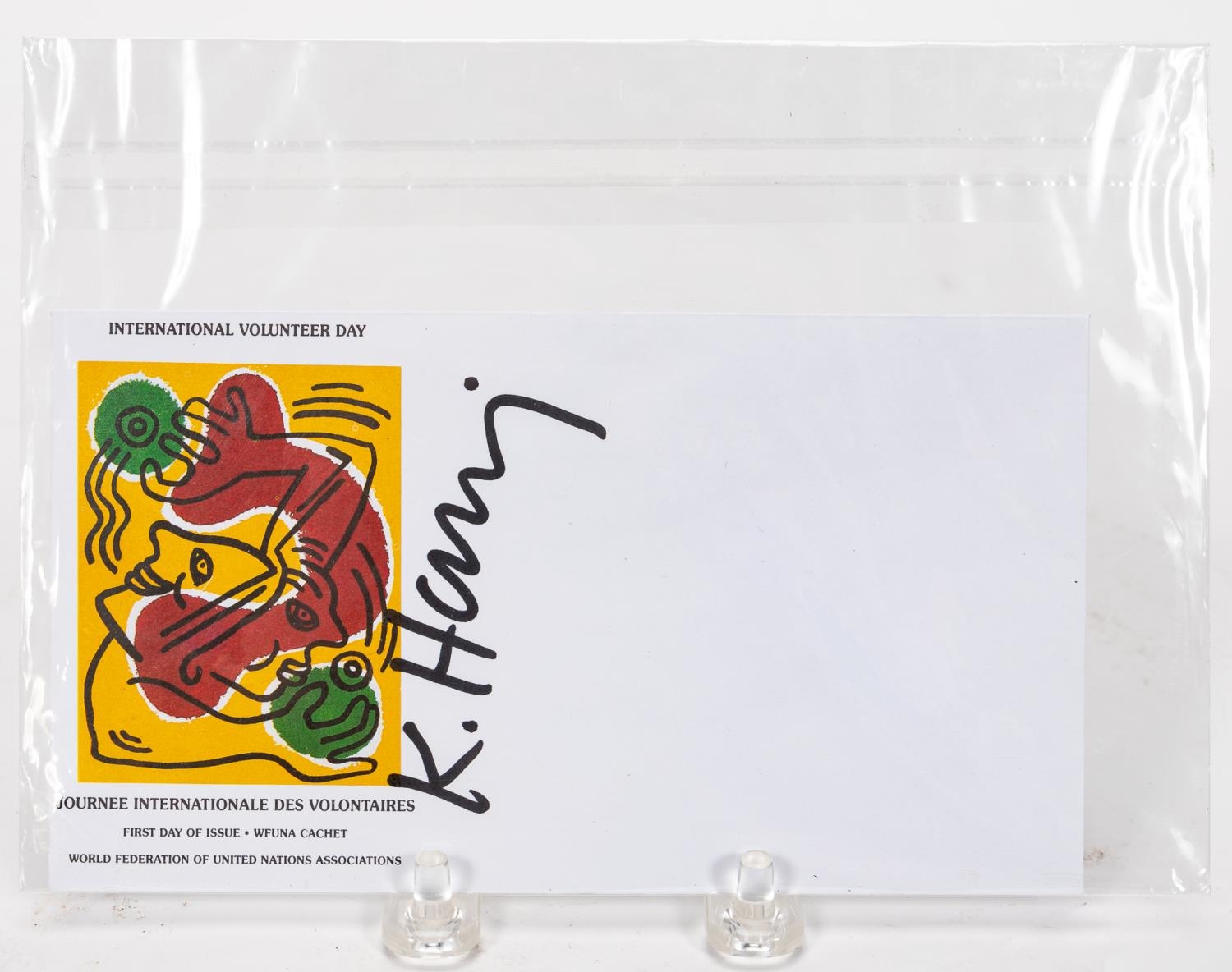 Keith Haring | KEITH HARING INTERNATIONAL VOLUNTEER DAY ENVELOPE (1988 ...