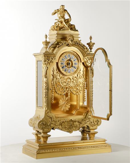 Ferdinand Barbedienne | French Barbedienne Ormolu Gilt Mantle Clock ...