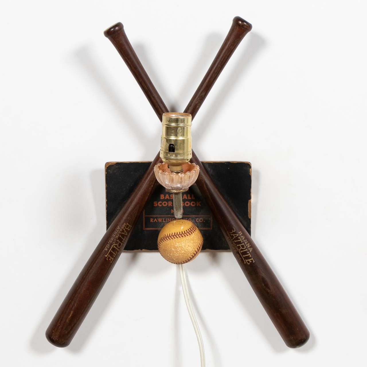 Norman Rockwell | RARE HANNA MINI BAT CHILD'S WALL LAMP WITH SHADE ...