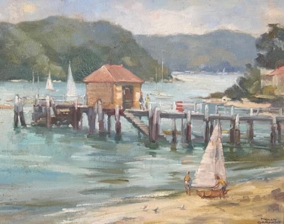 Molly Garland | 2 x Molly Garland landscapes (1977) | MutualArt