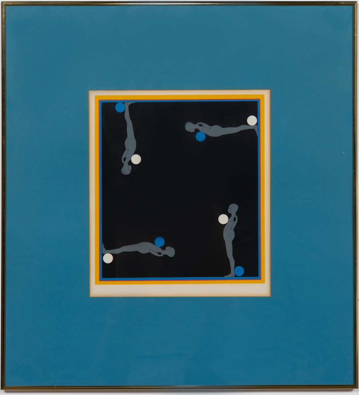 Ernest Trova | ERNEST TROVA FALLING MAN 1968 SERIGRAPH (1968) | MutualArt