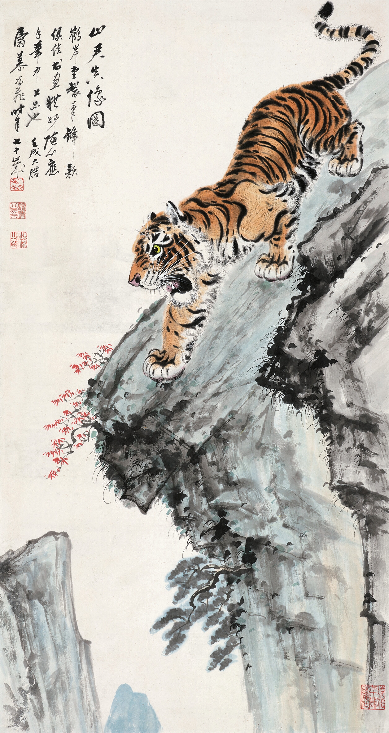 Mu Lingfei | Real picture of a tiger (1982) | MutualArt