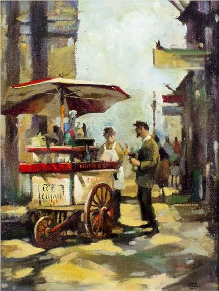 John Knox Dillon | Ice Cream Seller (1960) | MutualArt