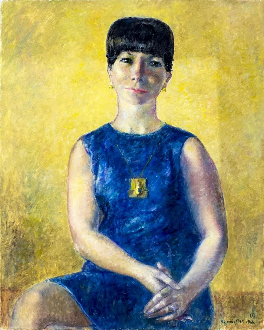 Clara Klinghoffer | Portrait of Mexican Woman (1966) | MutualArt