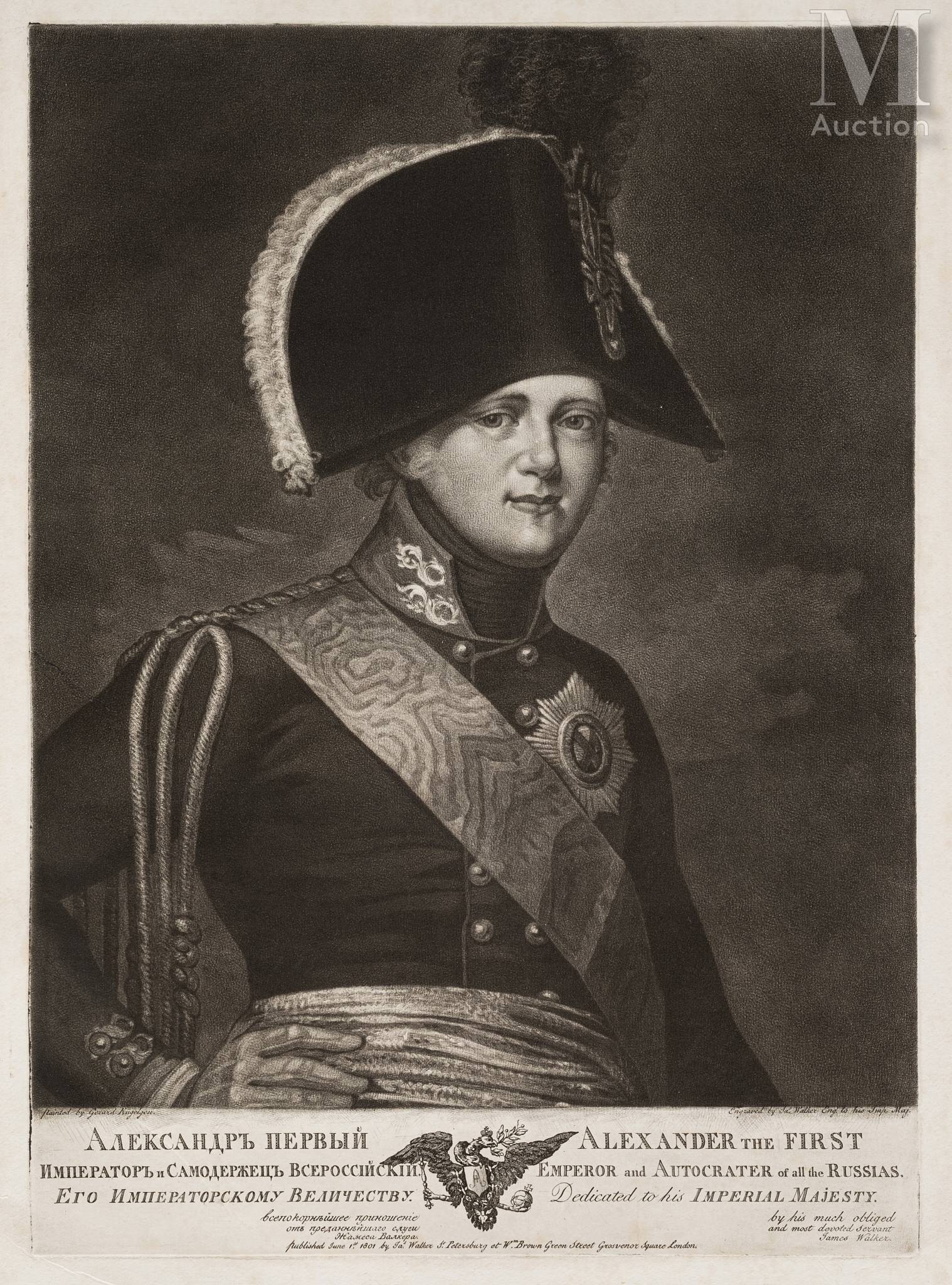 Gerhard von Kügelgen | Tsar Alexandre Ier de Russie (1801) | MutualArt