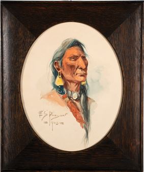 Edgar Samual Paxson | Young Chief Charlo | MutualArt