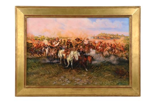 Dave Powell | The Fight at Walker's Creek | MutualArt