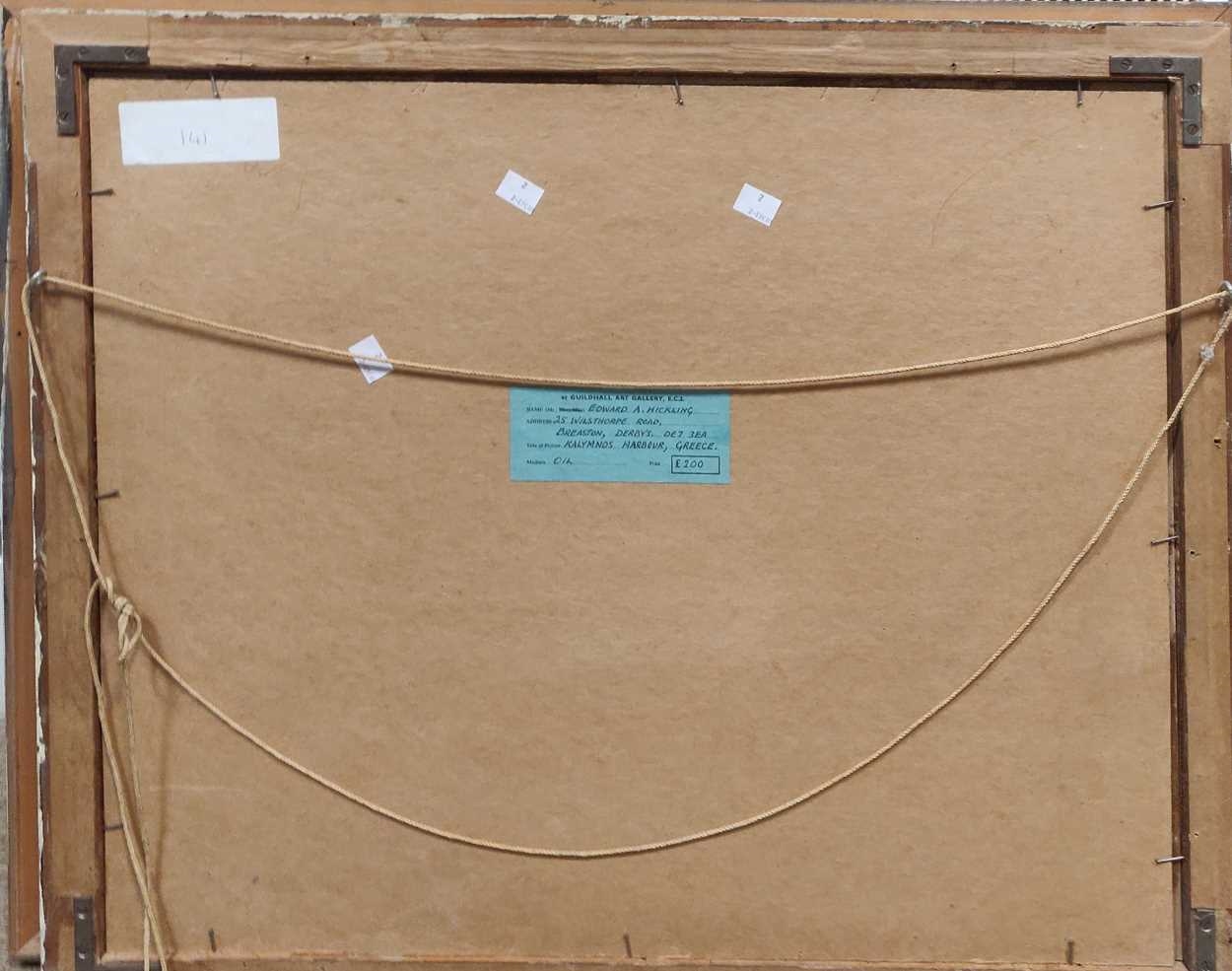 Edward Albert Hickling | a pair of Grecian harbour scenes (1913 ...