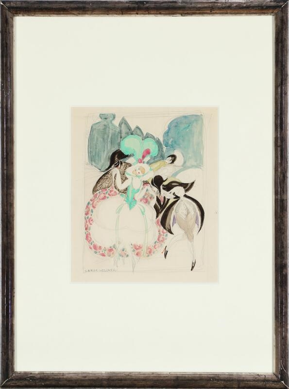 Gerda Wegener | Compositions with figures | MutualArt