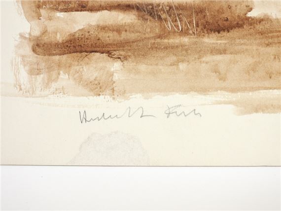 Herbert Lewis | Herbert Lewis Fink Forest Landscape Ink Painting ...
