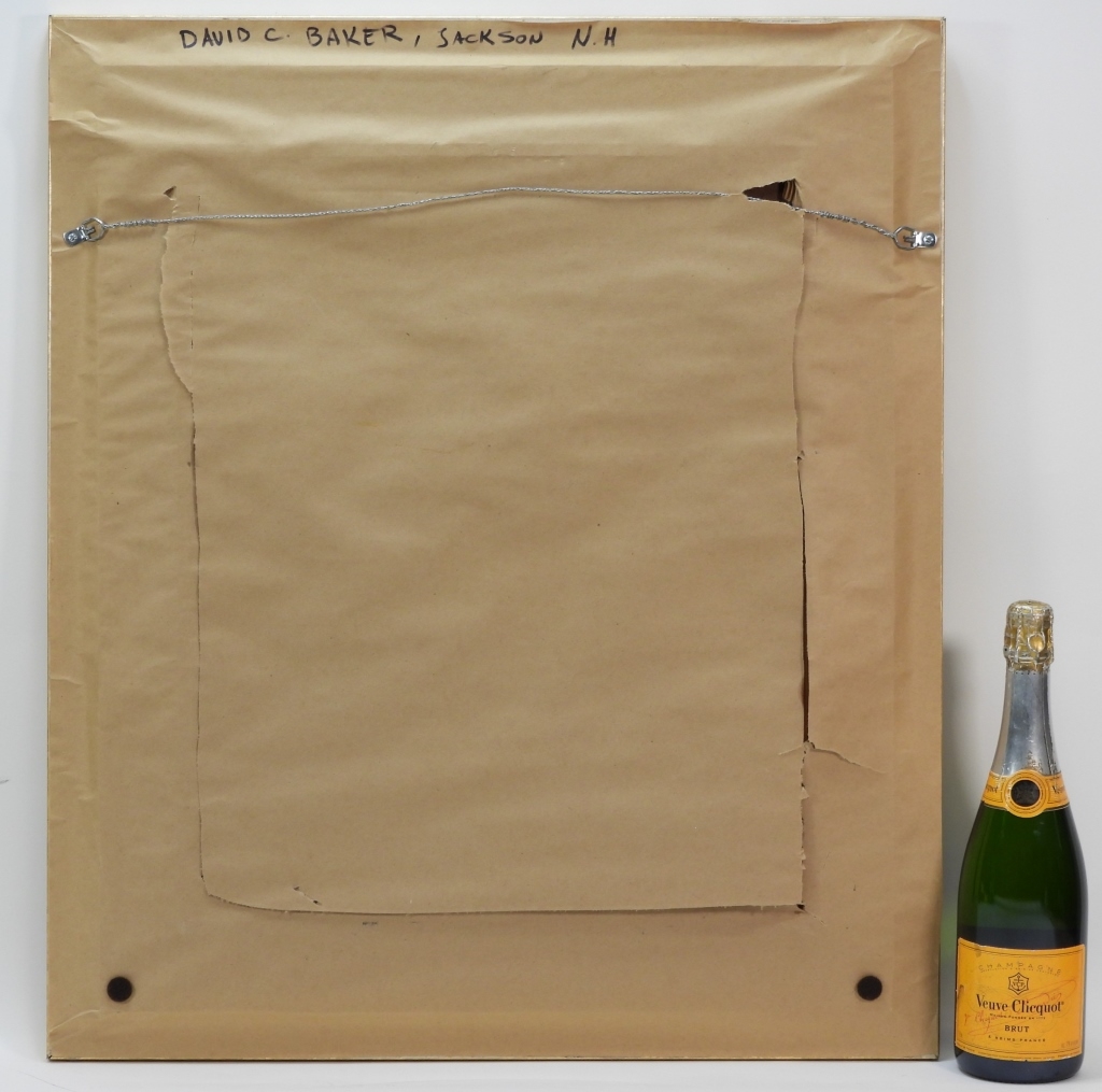 David Curtis Baker | David Curtis Baker Harbor Town WC Painting | MutualArt