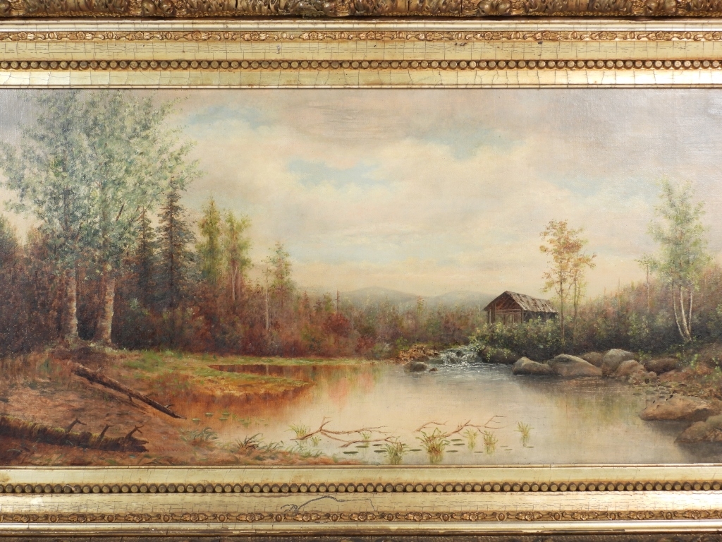 Arthur Wesley Dow | Arthur Wesley Dow River Forest Landscape Painting ...