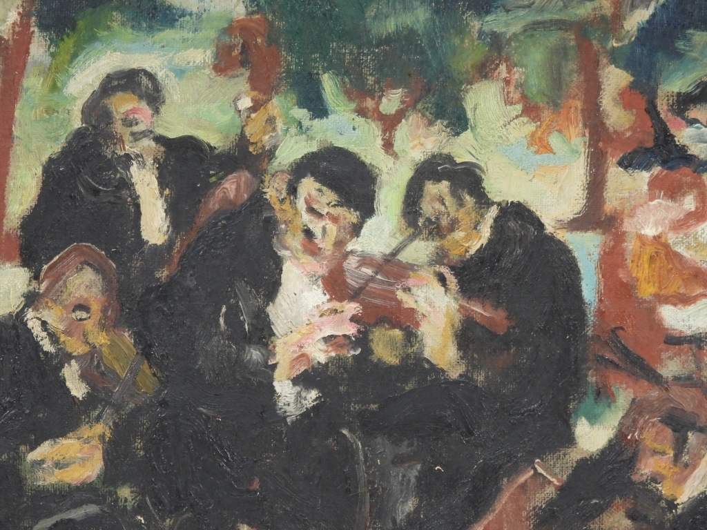 Július Jakoby | Julius Jakoby Impressionist Musicians Painting | MutualArt