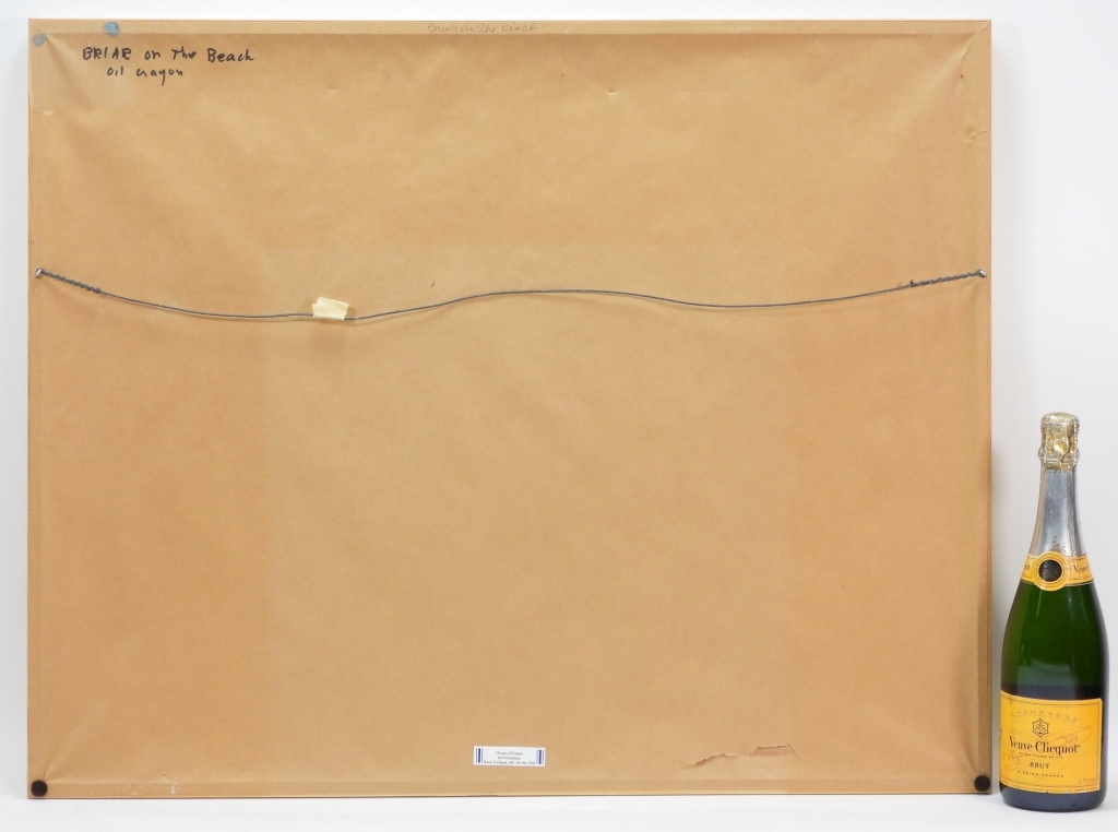 Arthur Thompson | Arthur Thompson Beach Oil Crayon Drawing | MutualArt