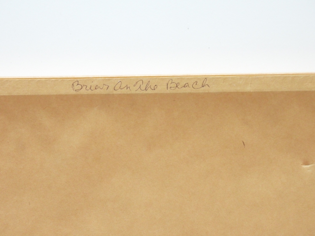 Arthur Thompson | Arthur Thompson Beach Oil Crayon Drawing | MutualArt