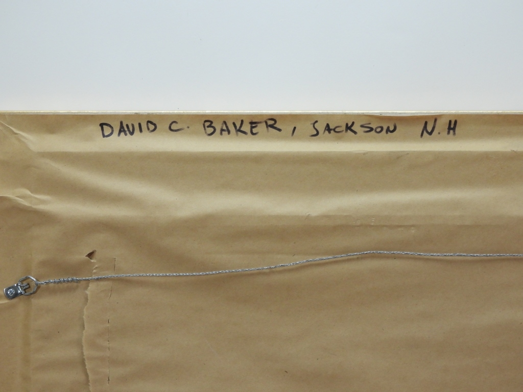 David Curtis Baker | David Curtis Baker Harbor Town WC Painting | MutualArt