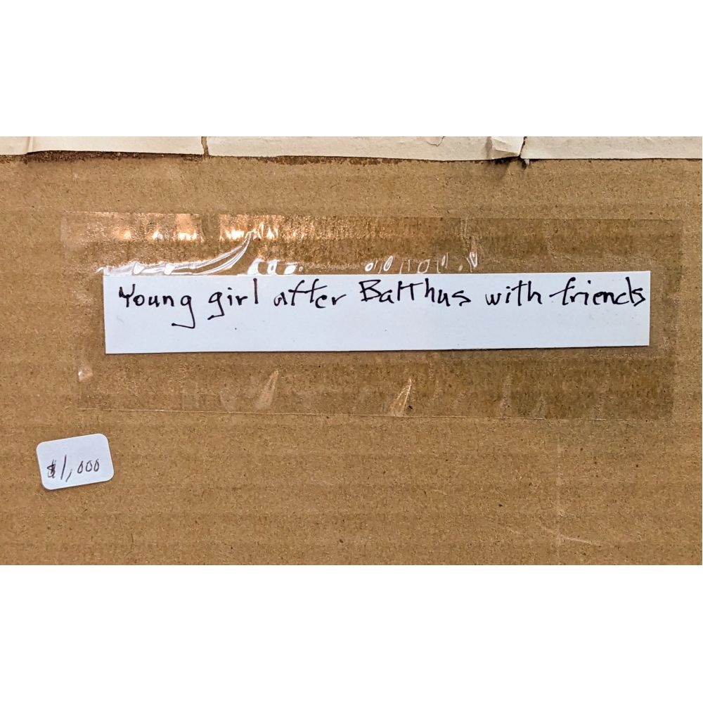 Judith Raphael | Young Girl After Balthus with Friends | MutualArt