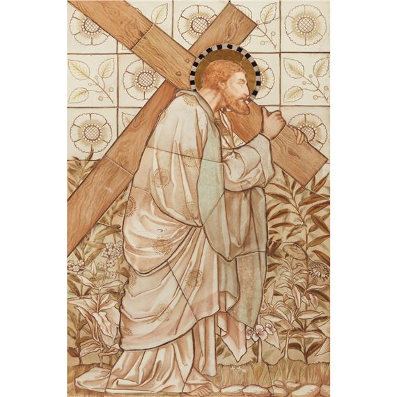 Harry John Burrow | CHRIST CARRYING THE CROSS | MutualArt