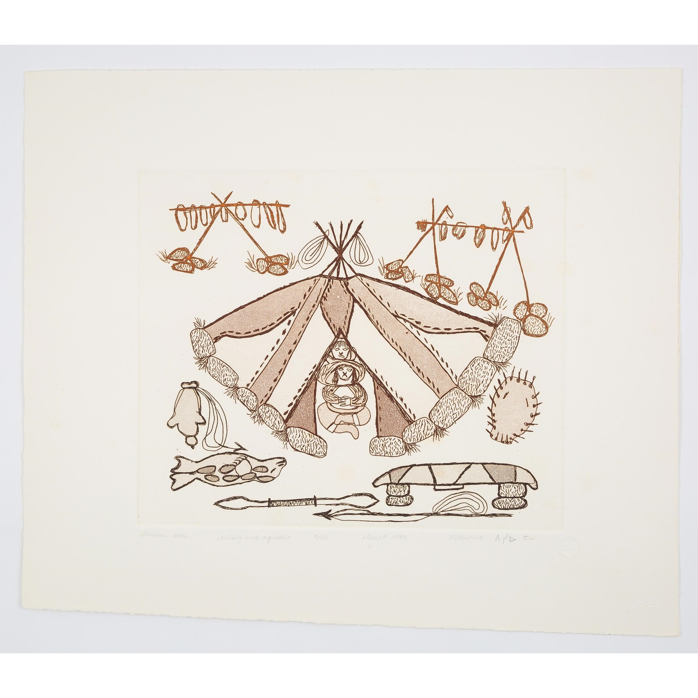 Pitseolak Ashoona | SUMMER HOME | MutualArt